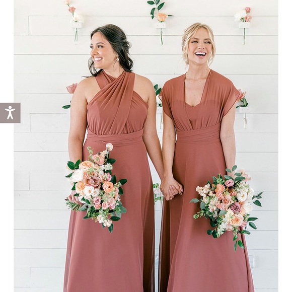 reverly | Dresses | Size 4 Revelry Dusty Rose Bridesmaid Dress Now We ...